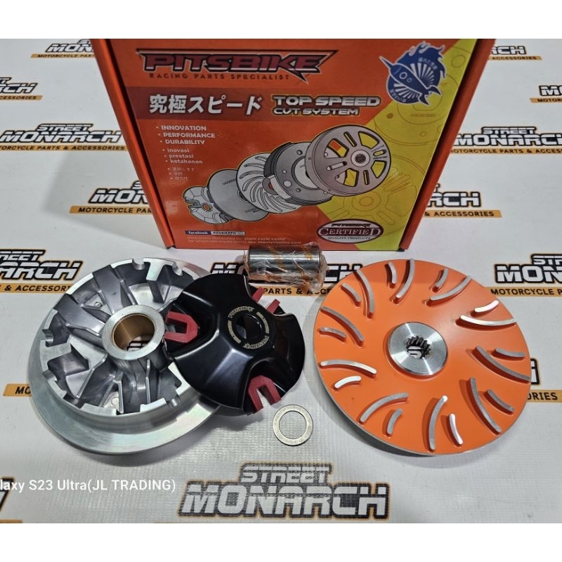 PITSBIKE PULLEY SET VERSION 2 132MM/139MM FOR YAMAHA AEROX 155/NMAX 155/V1/V2 | Shopee Philippines