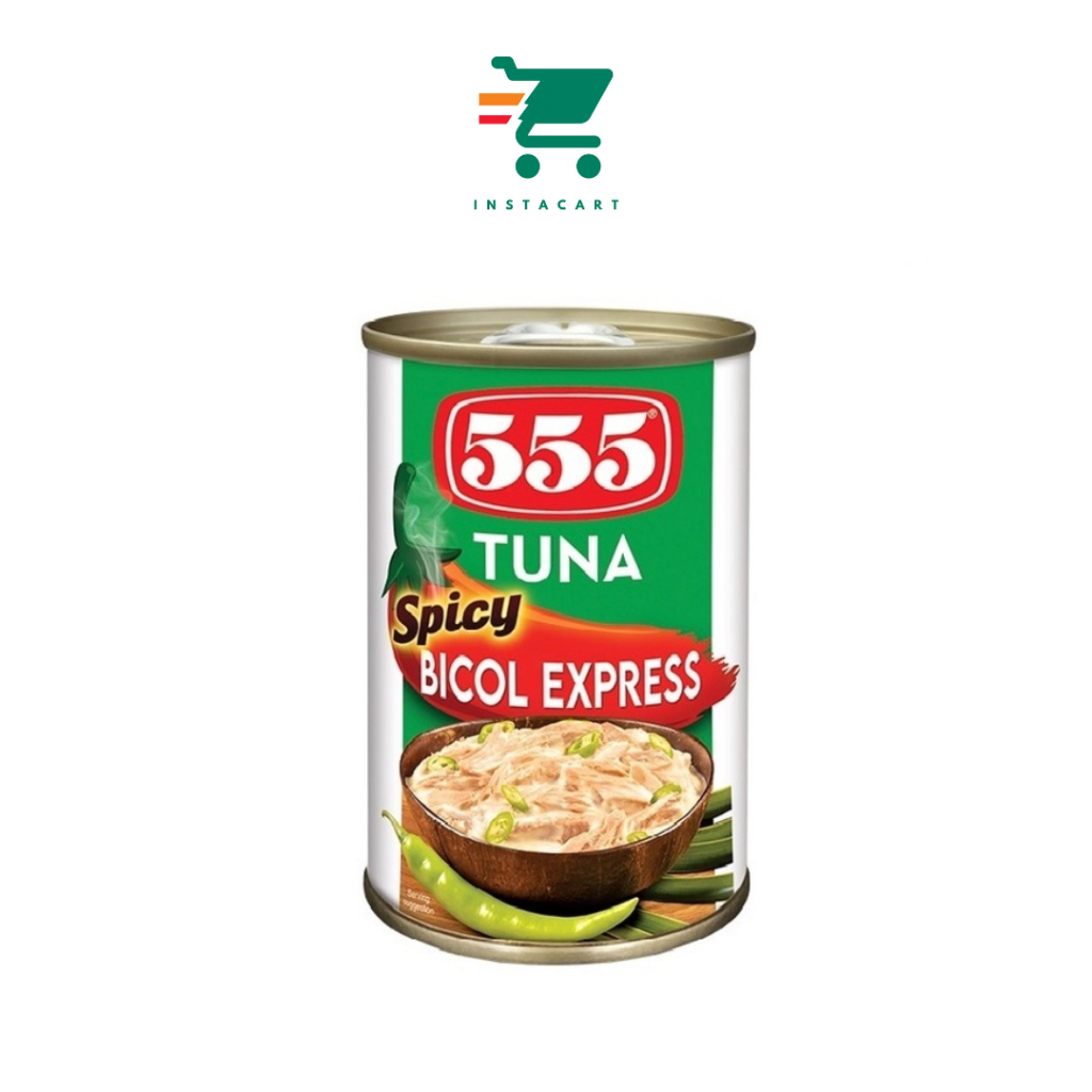 InstaCart 555 Tuna Bicol Express 155g Easy-open Can Canned Goods Delata ...