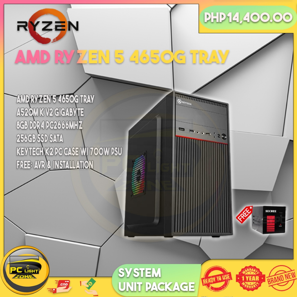 AMD RYZEN 5 4650G TT SYSTEM UNIT PACKAGE | Shopee Philippines