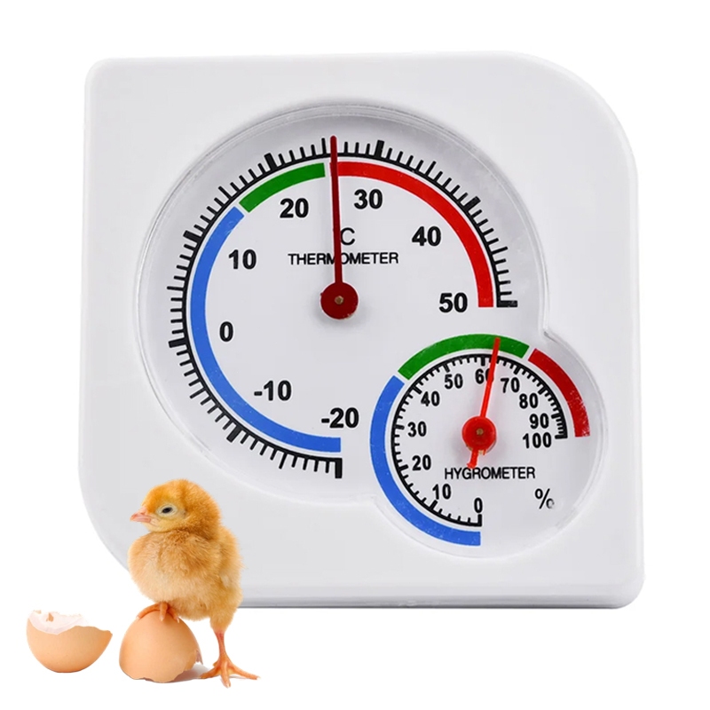 Mechanical Analog Thermometer Hygrometer for incubator home farm ...