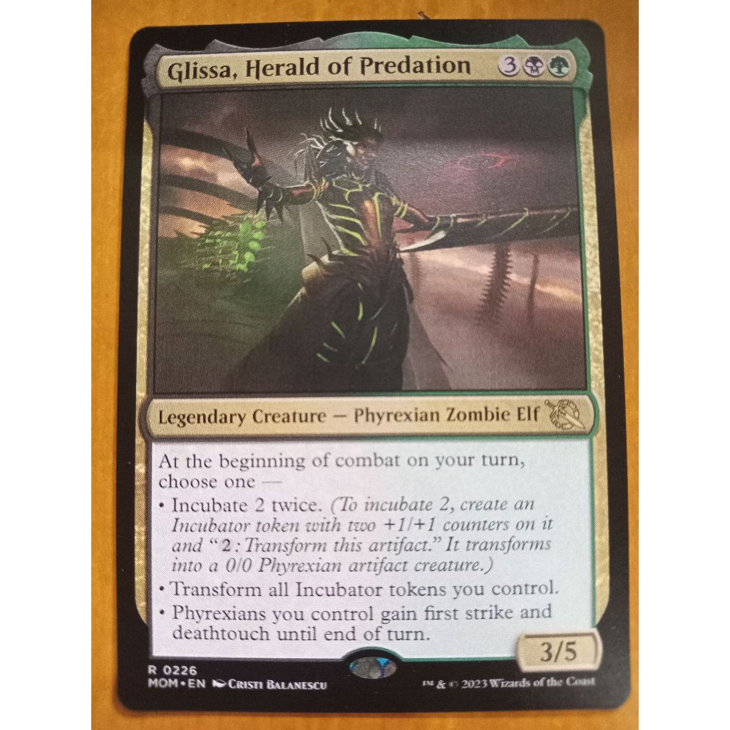 MTG Glissa, Herald of Predation Rare March of the Machine MOM Magic ...