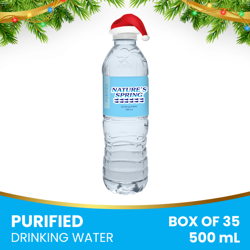 Nature's Spring Purified Water 500 mL | Shopee Philippines