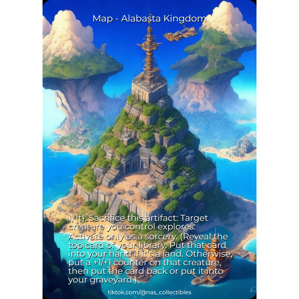 MTG Custom Map Token, One Piece Anime Art, A4 Photo paper customized ...