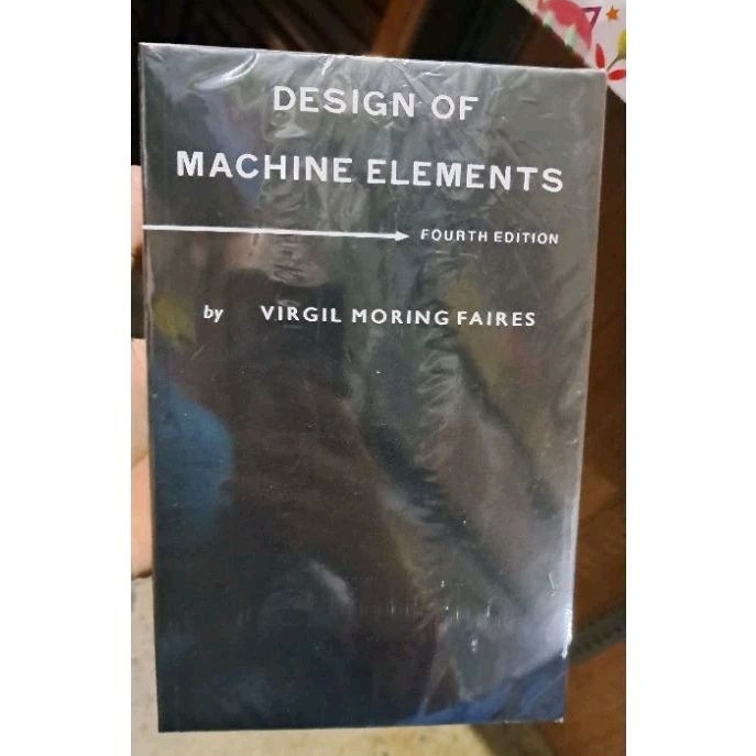 Design of Machine Elements 4th Edition Faires | Shopee Philippines