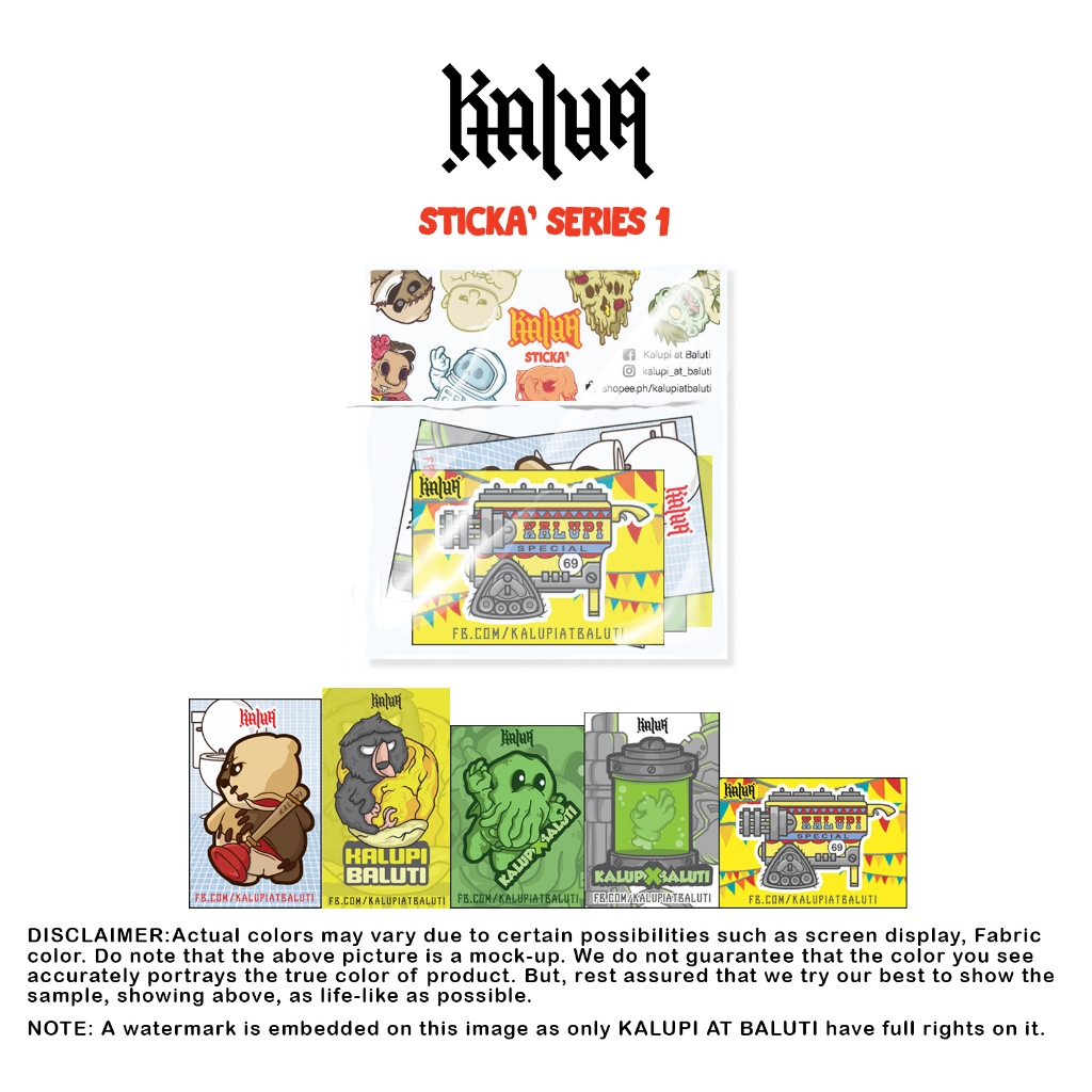 Sticker Pack Kalupi At Baluti | Shopee Philippines