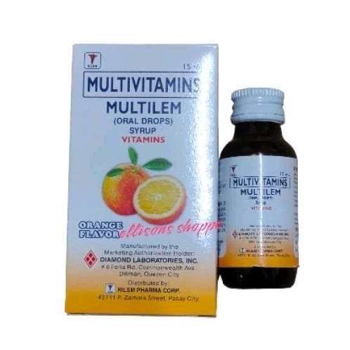 Multilem Multivitamins Drops 15ml | Shopee Philippines