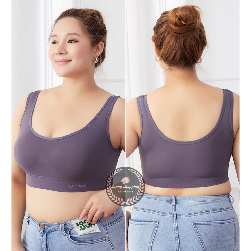 Sunny Plus Size 12 color Seamless bralette #8839 | Shopee Philippines