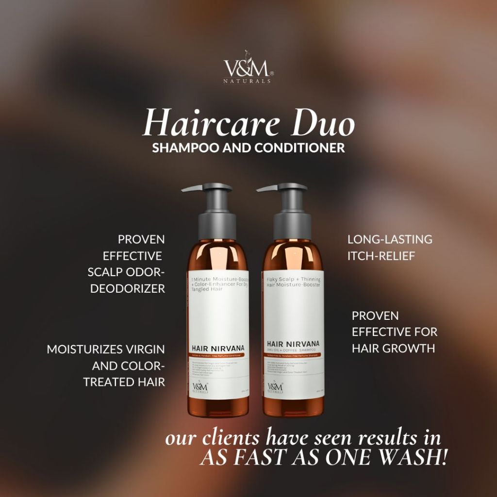 Hair Nirvana Shampoo and Conditioner by V&M Naturals | V&M Naturals ...