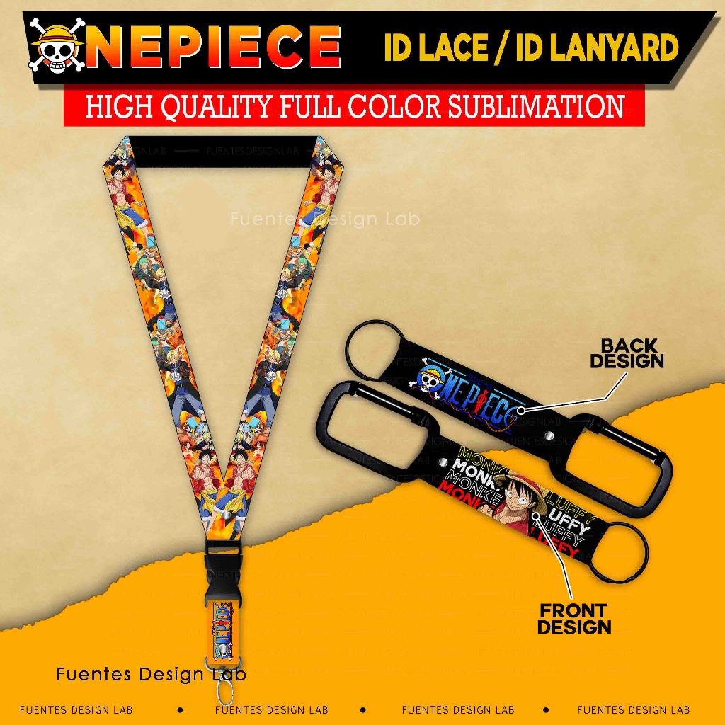 ONE PIECE ID Lace-ONE PIECE LANYARD-HIGH QUALITY PRINT | Shopee Philippines