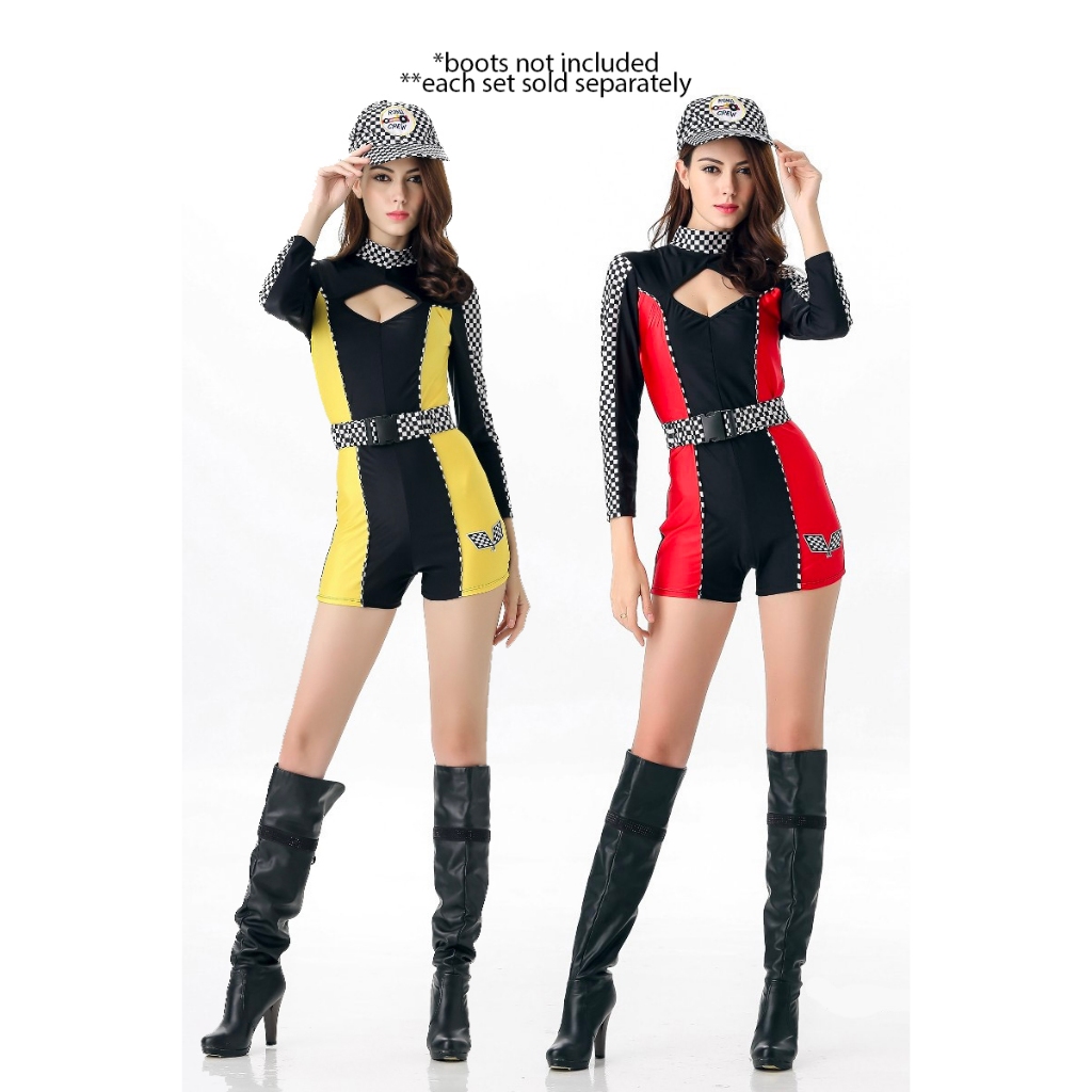 Racing Girl Costume for Female Teens and Adults F1 Car Racer Race ...