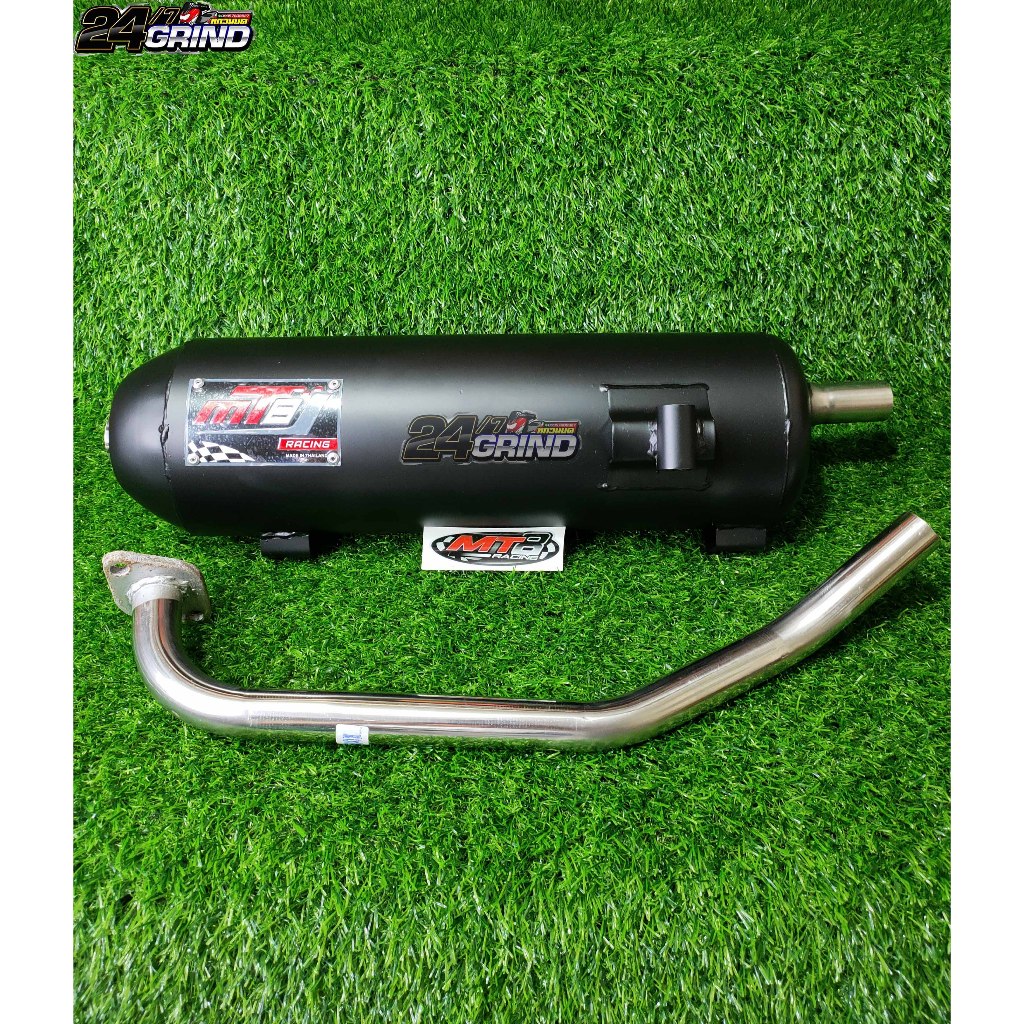MT8 PIPE YAMAHA AEROX 155 V1 STAINLESS TIP BIG ELBOW ORIG THAILAND ...