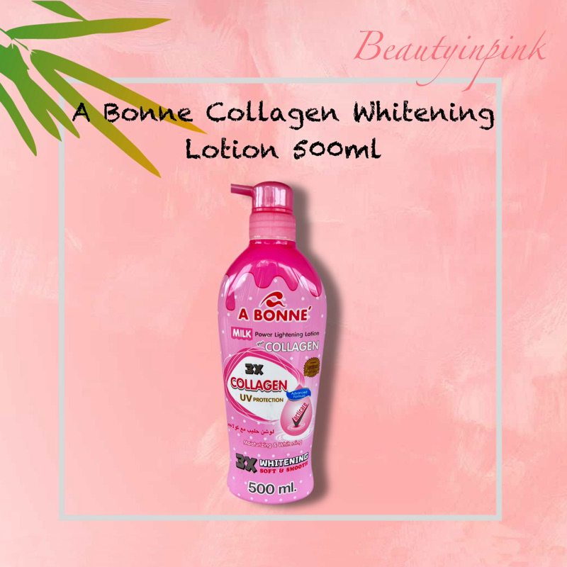 A Bonne Collagen Milk Power Lightening Lotion 500mL | Shopee Philippines