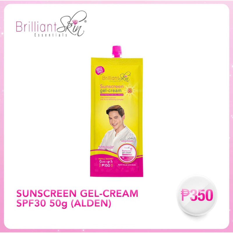 Brilliant Sunscreen 50g Classic/Pink NEW PACKAGING | Shopee Philippines