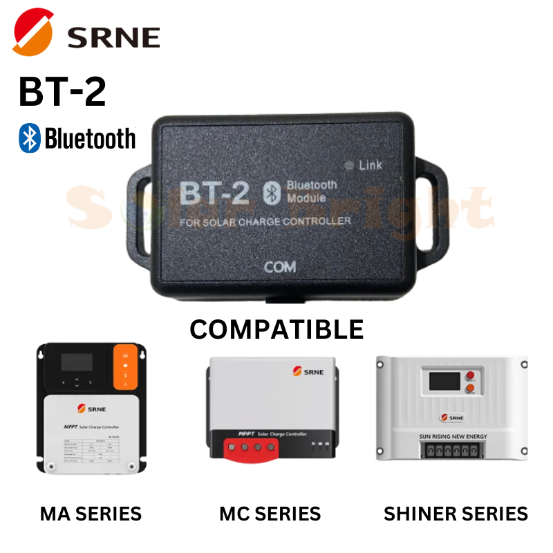SRNE BT-2 External Bluetooth module MPPT Solar Charge Controller For MA ...