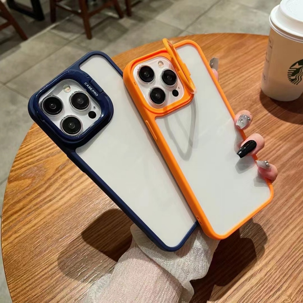 CLASSY CASE BUILT-IN HOLLOW STAND COMPATIBLE FOR IPHONE 11 12 13 14 15 ...