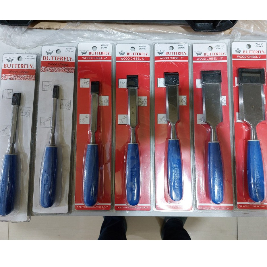 Butterfly Wood Chisel / Pait Or Paet - Sold Per Size | Shopee Philippines