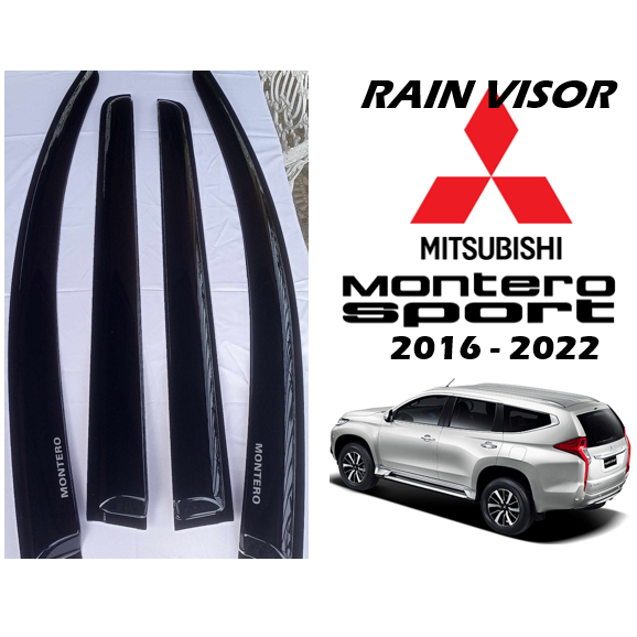 Mitsubishi Montero Rain Visor for 2016 to 2022 model, Premium Quality ...