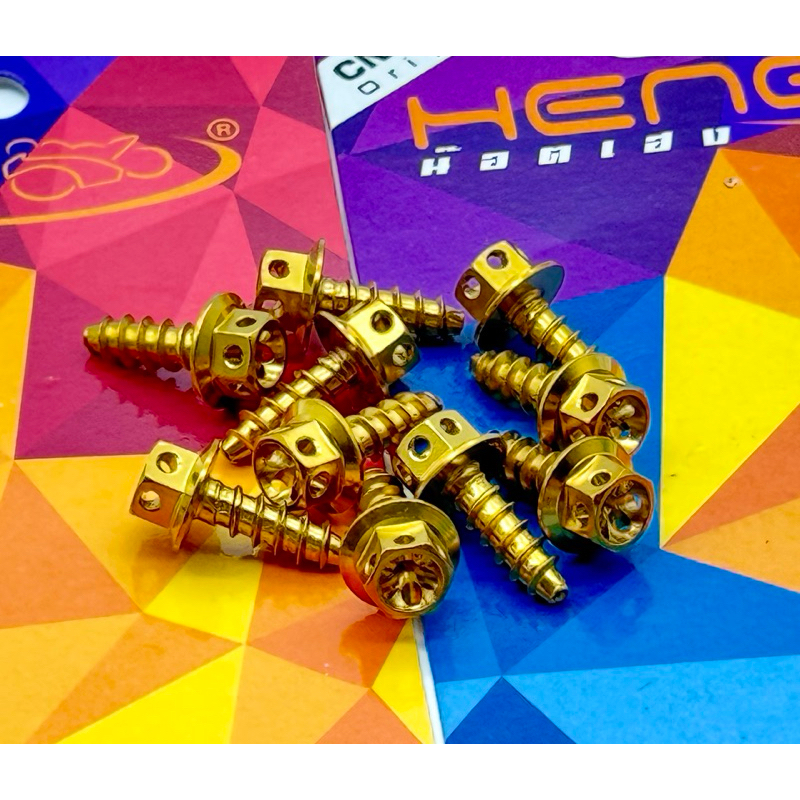 HENG BODY BOLT FLOWER TYPE / MUSHROOM TYPE FOR YAMAHA SUZUKI m5x15 ...