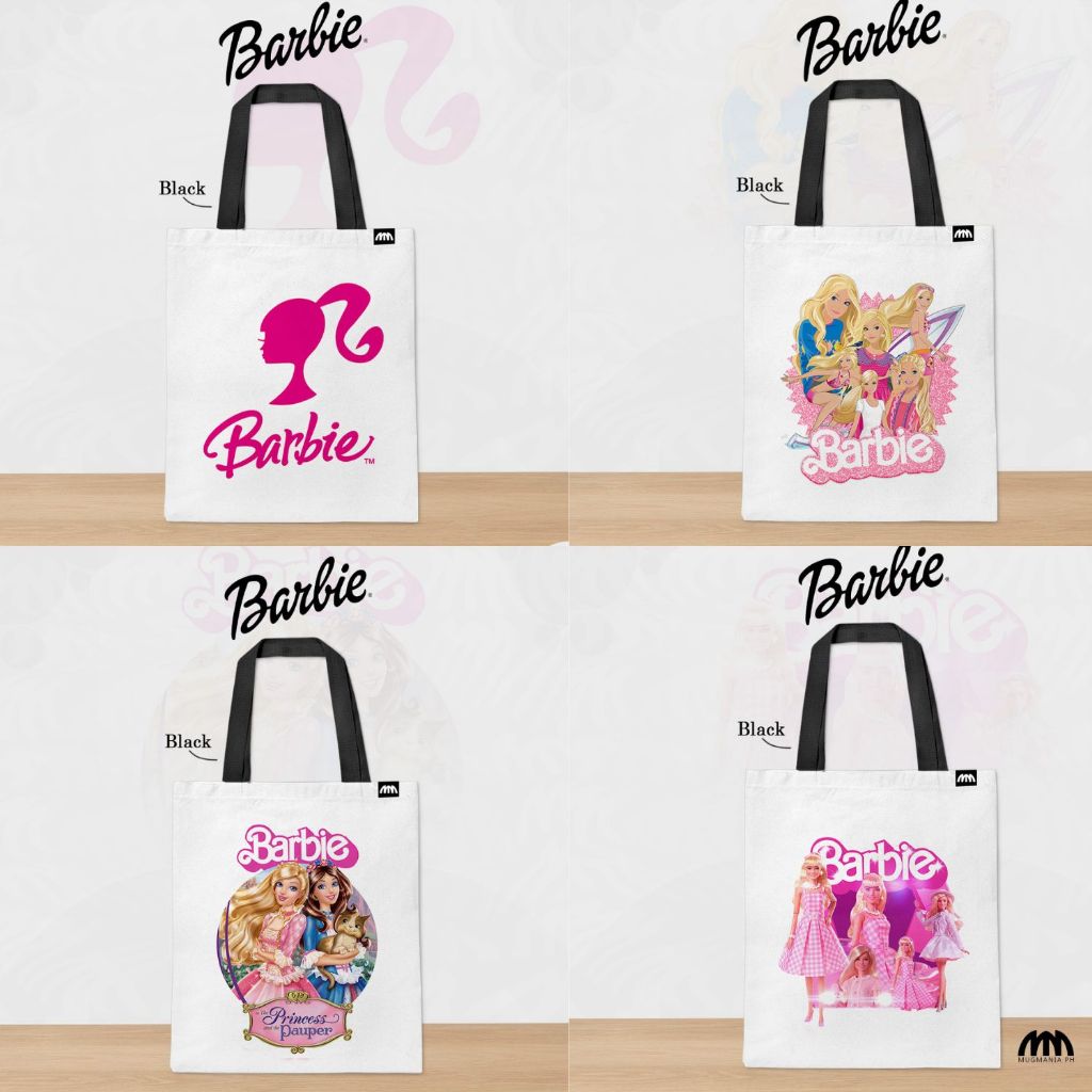 Barbie Tote Bag with Zipper - Mugmania - Barbie Merch Tote Bag Only ...