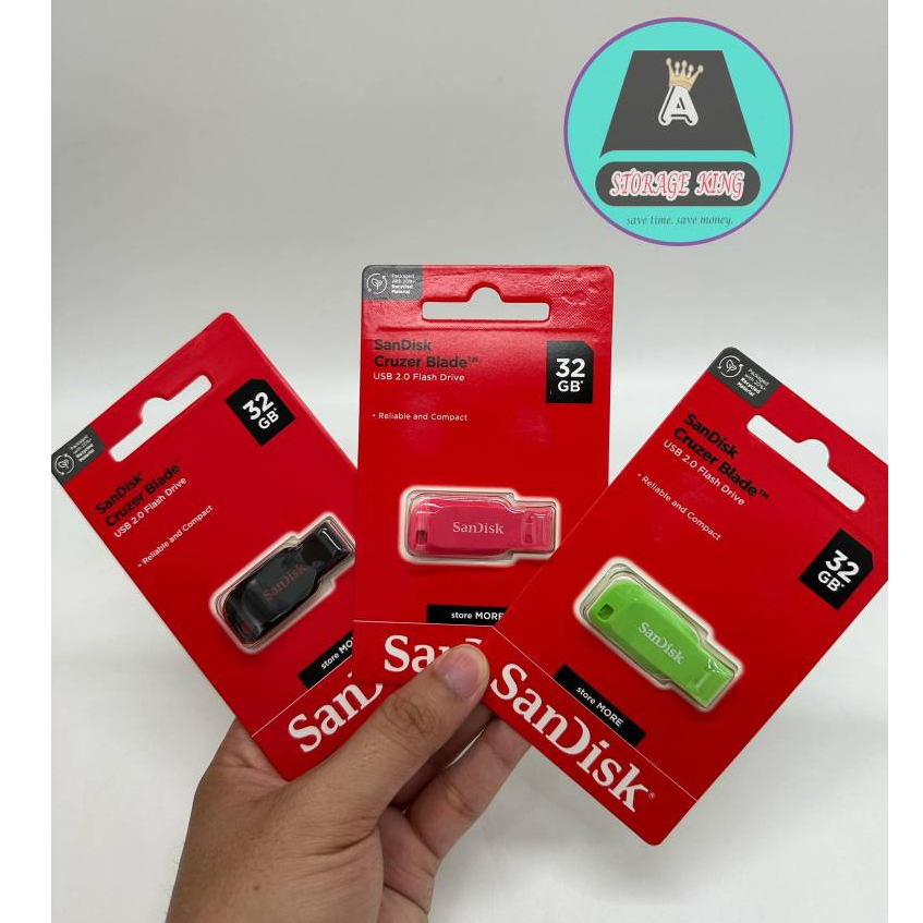 SanDisk Cruzer Blade 32GB USB Flash Drive | Shopee Philippines
