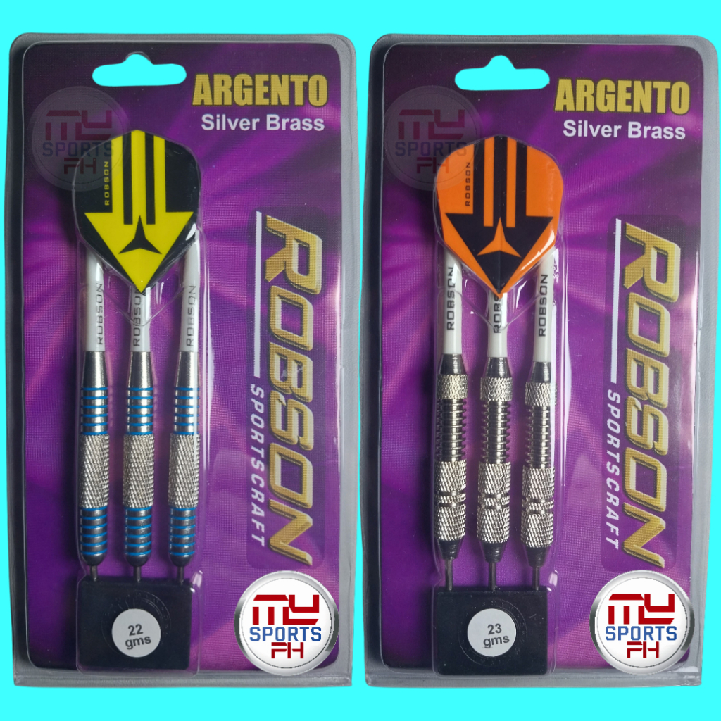 Robson Argento 22 / 23 gms Dart Pins Stratum Series Silver Brass Darts ...