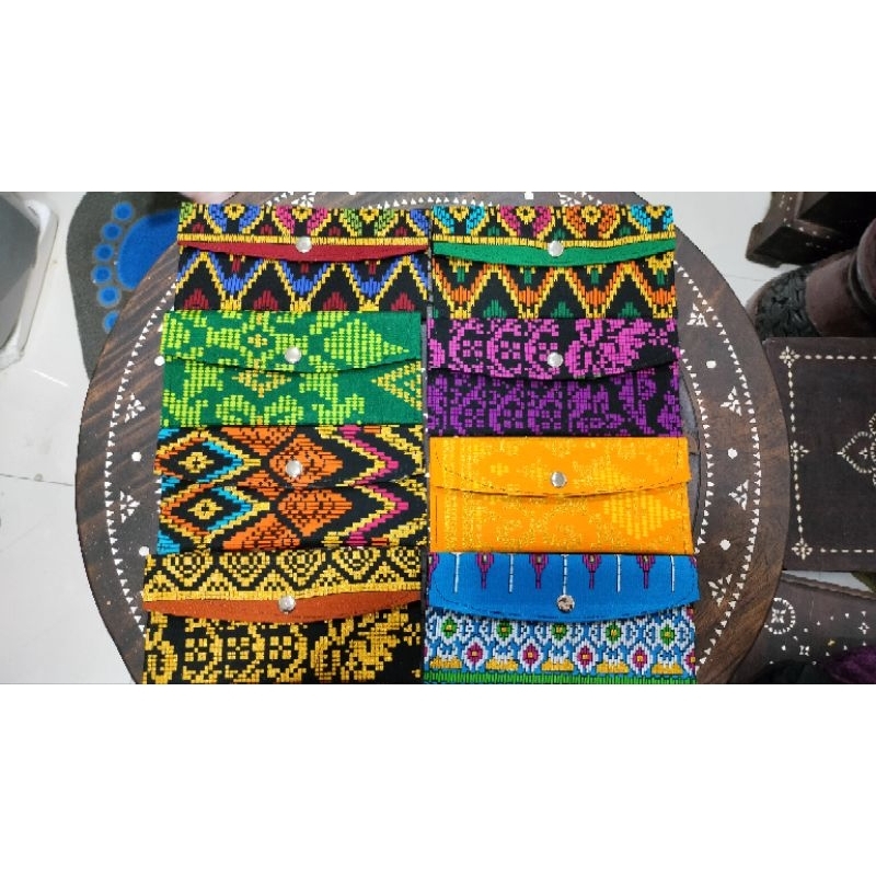 ETHNIC Paper wallet / batik design | Shopee Philippines