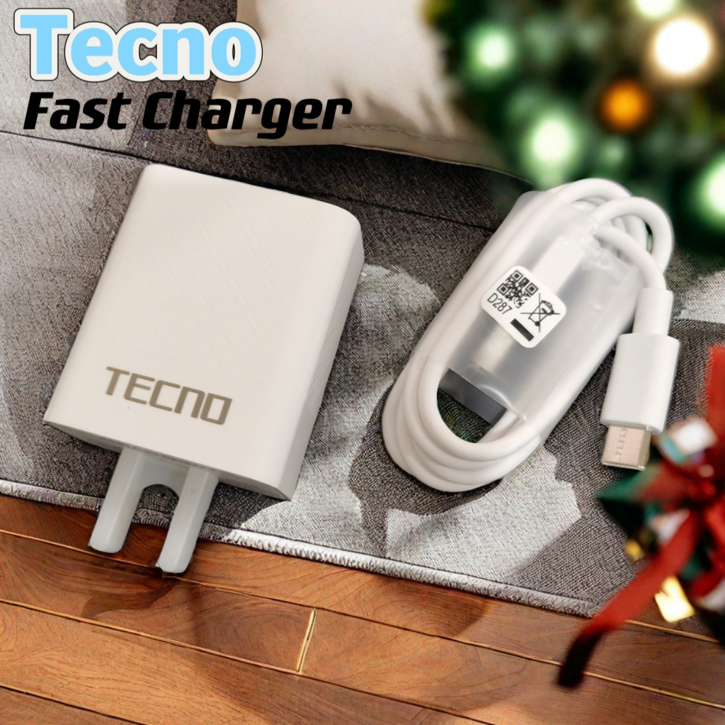 Tecno Charger Original Fast Charger Micro Usb For Type c Android ...