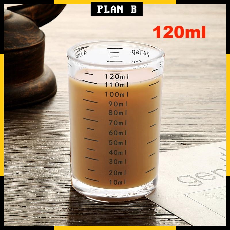 120ml/4oz Espresso Ounce Cup With Scale Heat-Resistant Ounce Cup Shot ...