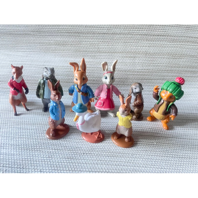 Peter Rabbit Beatrix Potter Mini PVC 9pcs Figures Set | Shopee Philippines
