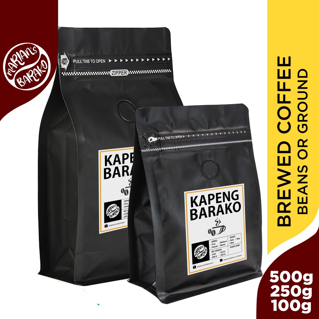 [KBM] Authentic Batangas Kapeng Barako in Resealable Pouch (500G/250G ...