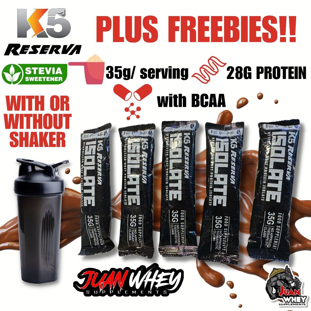 K5 Reserva Hydrolyzed Whey Protein Isolate 5 | 10 | 15 SACHETS | Shopee ...