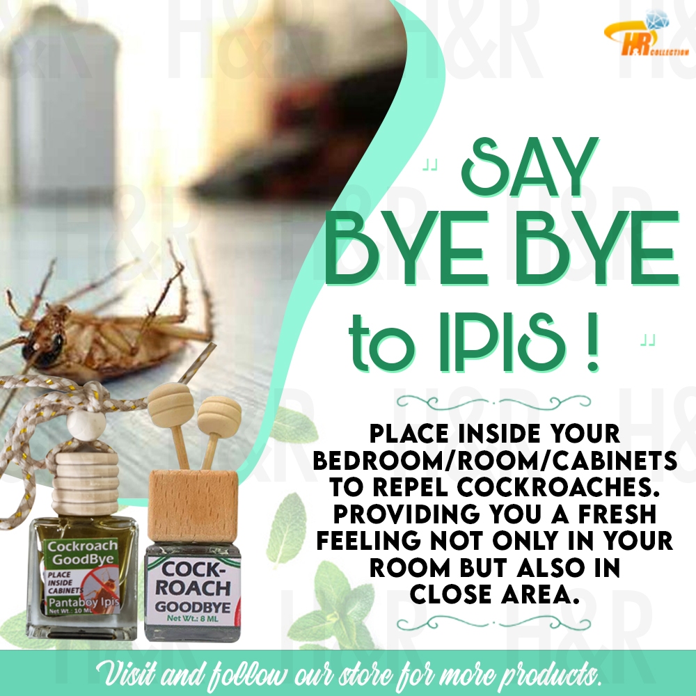 Cockroach Goodbye Repellant ( PANTABOY IPIS ) 8ml Place inside the Room ...