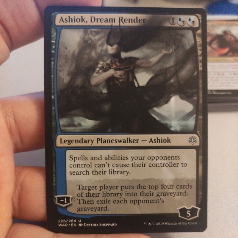 MTG Ashiok Dream Render HP DAMAGED CARD | Shopee Philippines
