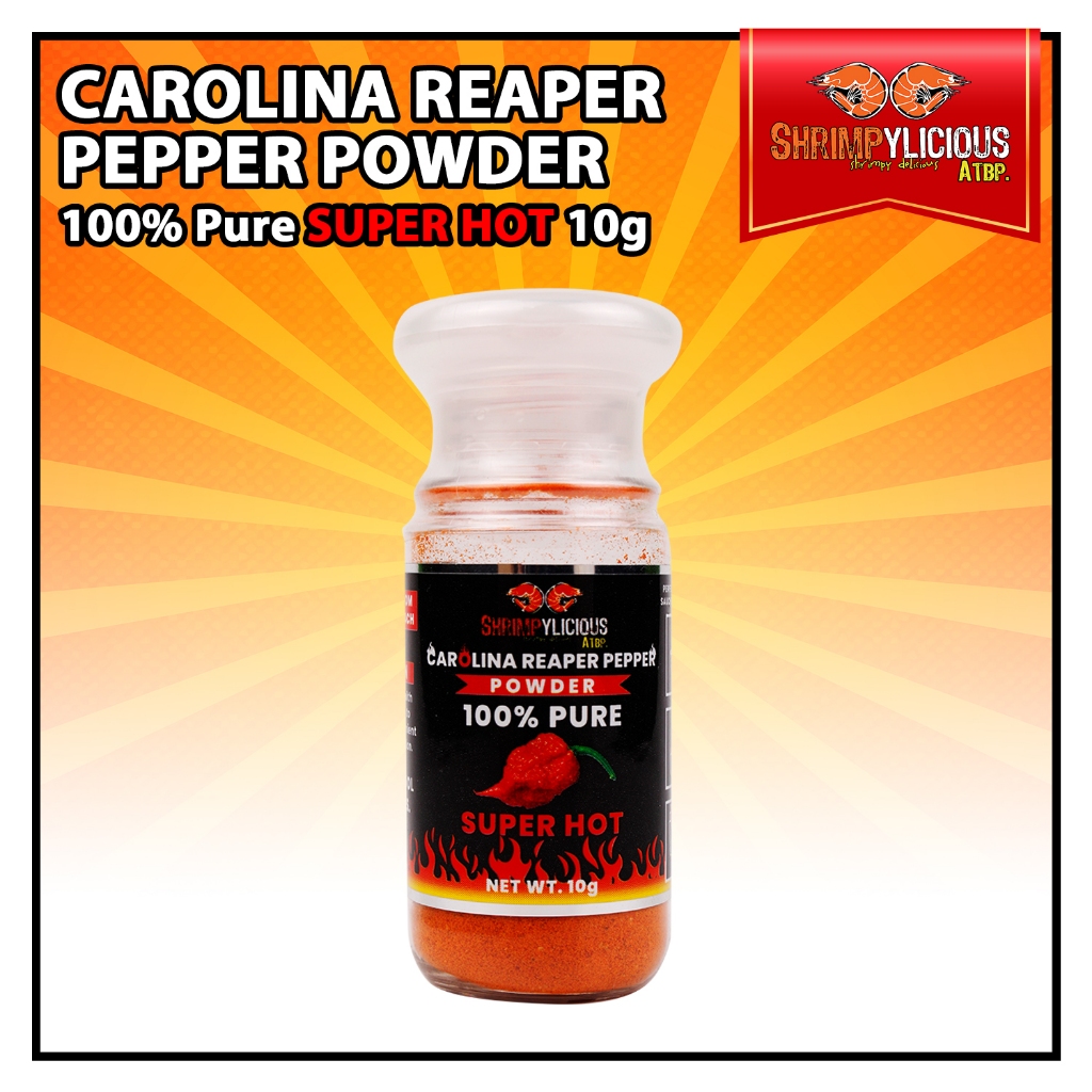 Shrimpylicious Carolina Reaper Pepper Powder 10g Chili Hottest Pepper ...