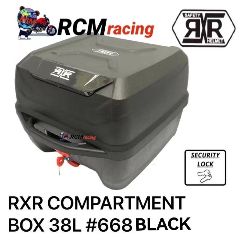 Compartment Box Helmet Box TOP BOX With Back Cushion For Motorcycle 45 ...