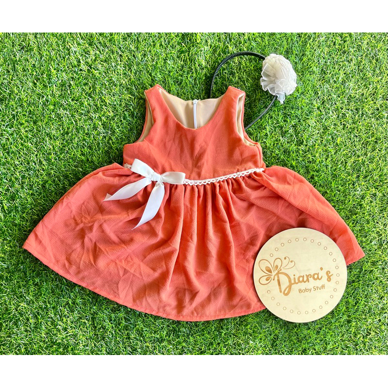 APRICOT OOTD DRESS FOR BABY GIRL | Shopee Philippines