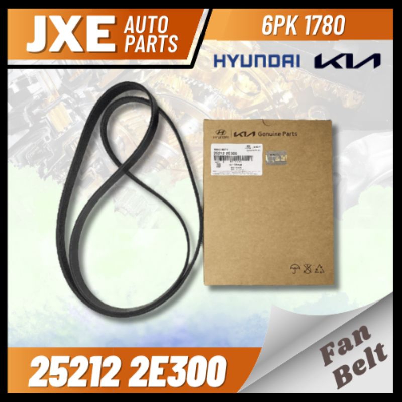 Fan Belt 6PK 1780 Hyundai & KIA Genuine Parts (25212 2E300) | Shopee ...
