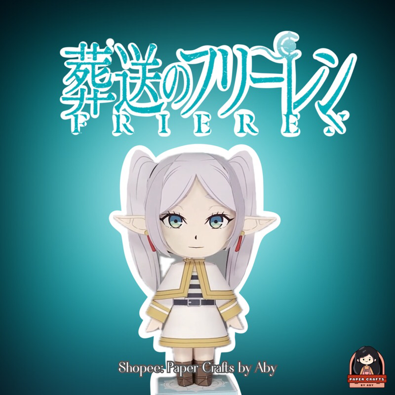 Frieren Paper Crafts | Paper Anime Action Figure | Shopee Philippines
