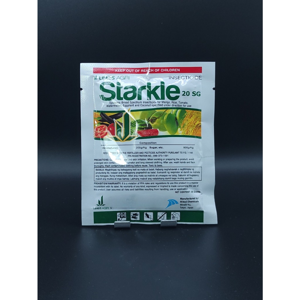LEADS AGRI STARKLE 20 SG DINOTEFURAN (25 GRAMS) | Shopee Philippines