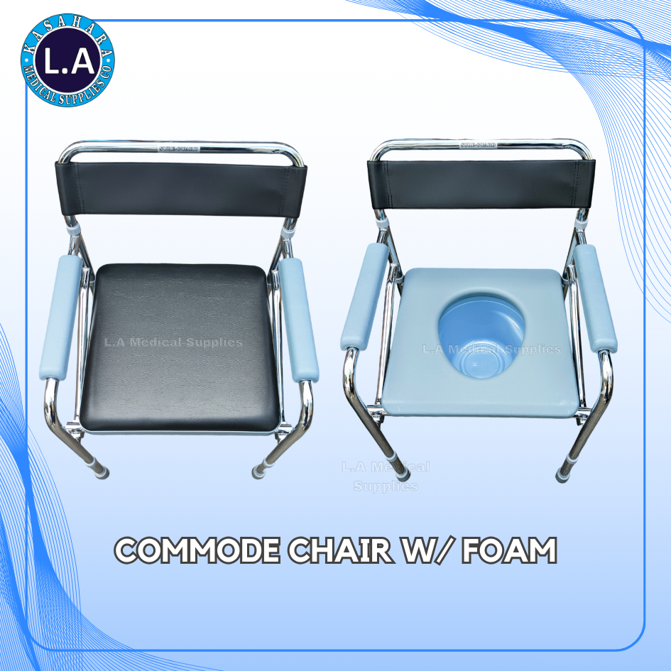 Standard Commode Chair With Wheels | Shopee Philippines