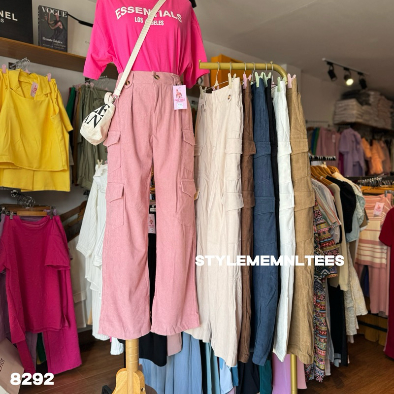 8292 BKK CARGO CORDUROY GARTERIZED PANTS (26-34”) | stylememnltees ...