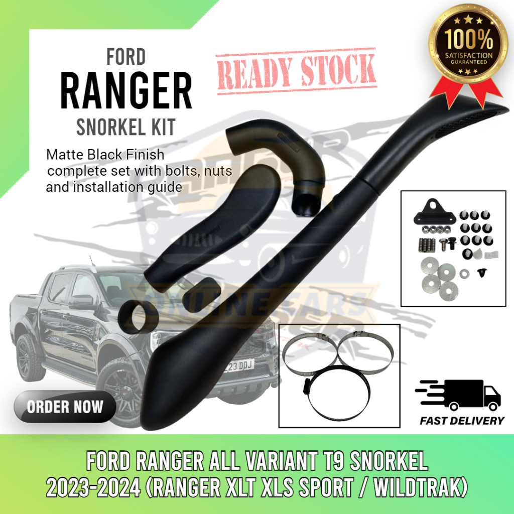 OC FORD RANGER ALL VARIANT T9 SNORKLE 2023-2024(RANGER XLT XLS SPORT ...
