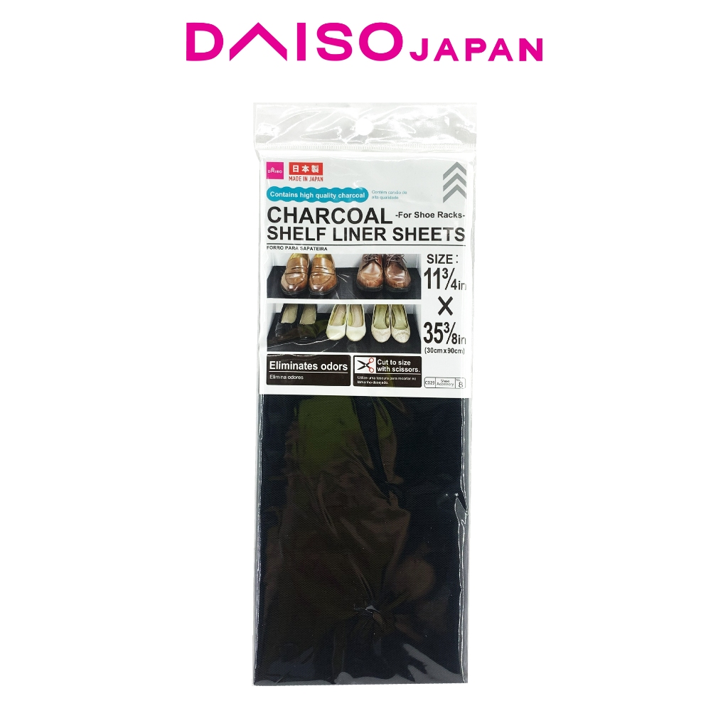 Daiso Shoe Rack Charcoal Deodorizing Liner | Shopee Philippines