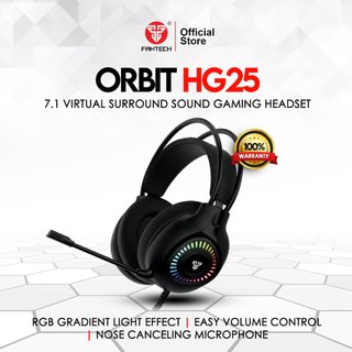 Fantech HG25 ORBIT Gaming Headset 7.1 Virtual Surround Sound with Noise ...