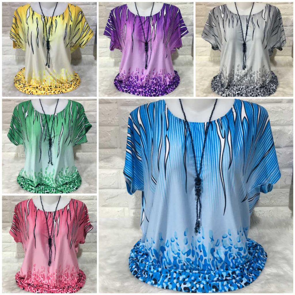 Women's Plus Size Printed Shirt Top | Shopee Philippines