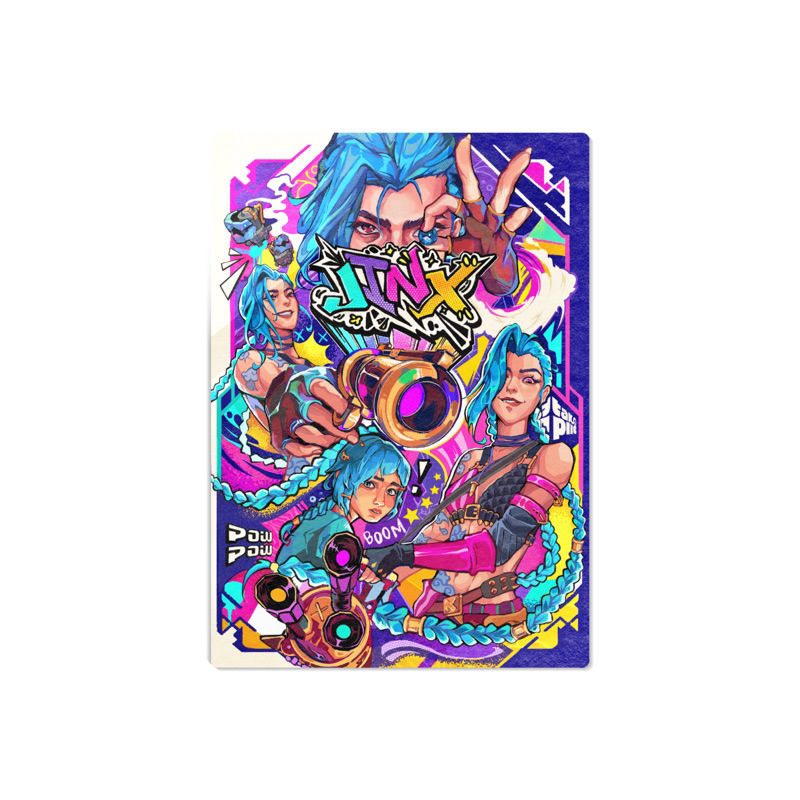JINX from ARCANE & League of Legends Art Print | A5 and A4 Sizes | by ...