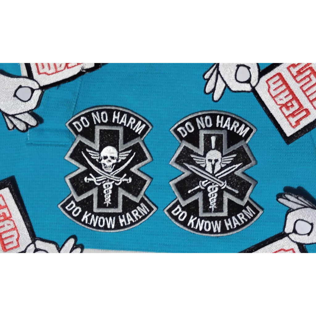 do no harm do know harm Armband patch embroidery morale tactical star ...