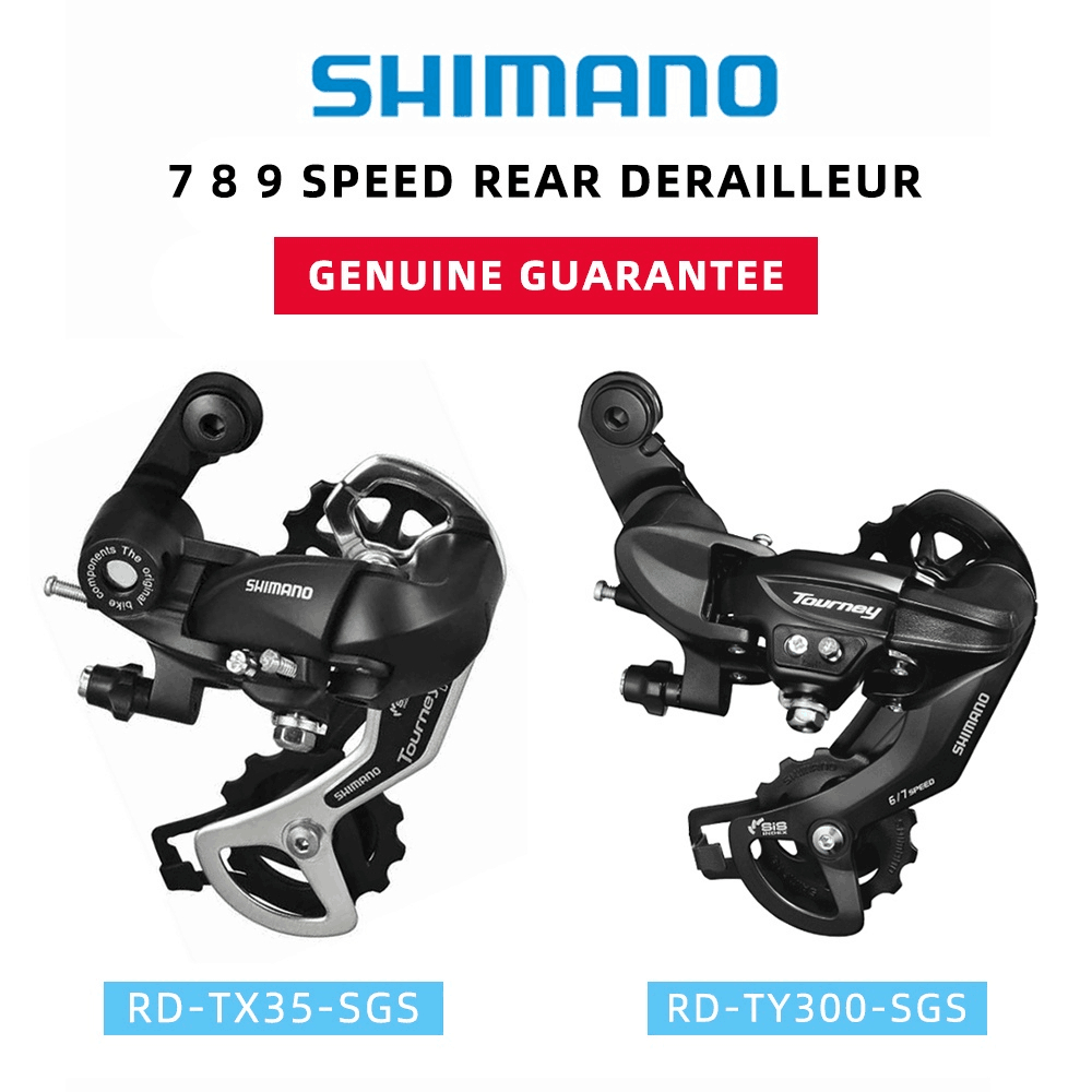 Shimano Rear Derailleur Rd-Tx35/Ty-300 6/7/8 Speed Tourney | Shopee ...