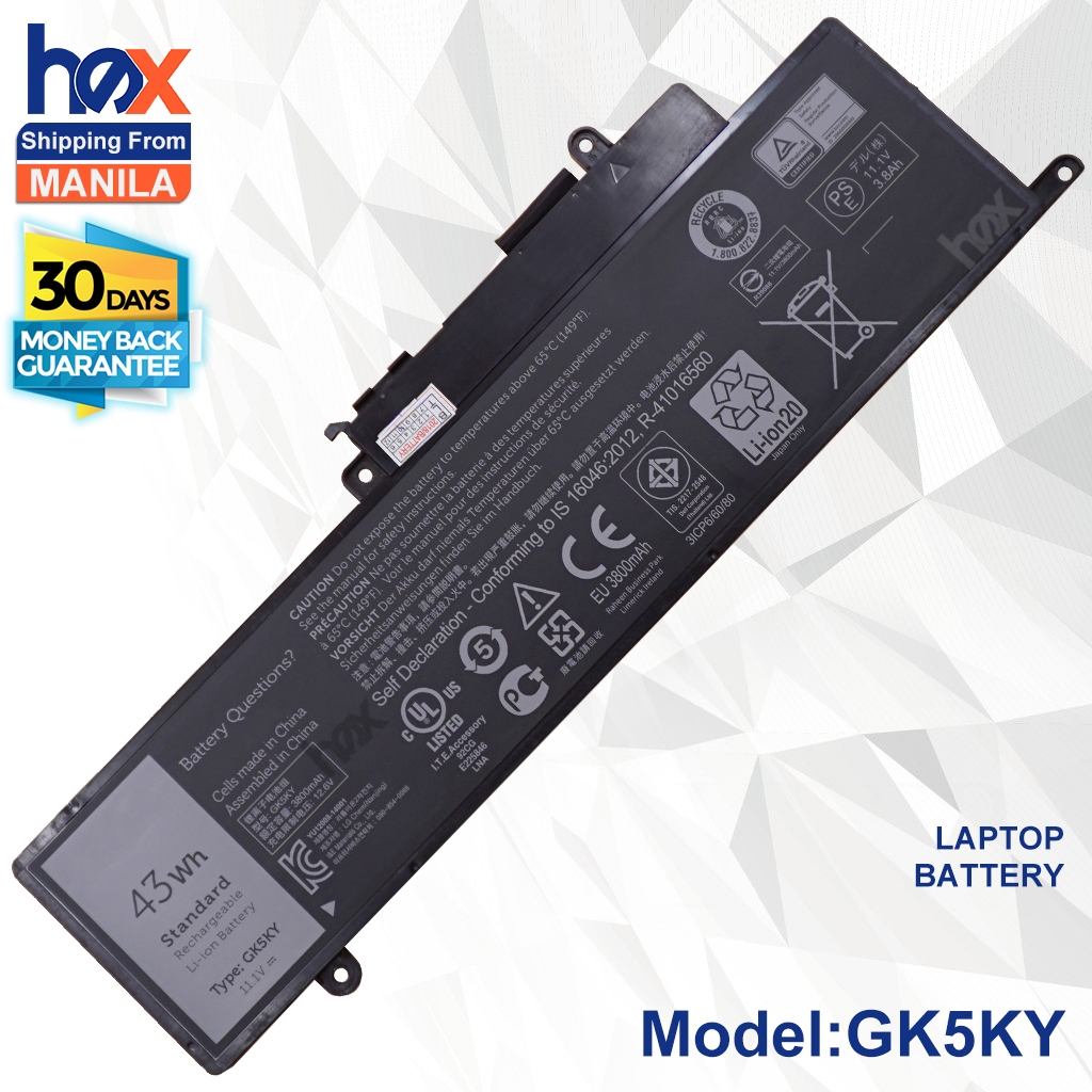 Dell Inspiron Laptop Battery GK5KY 4K8YH 92NCT P20T 04K8YH 092NCT ...