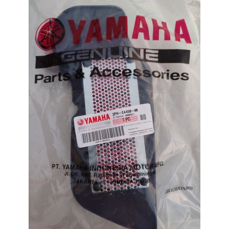 YAMAHA GENUINE AIR FILTER for Mio M3, Mio soul Gt 125, Mio 125s, Mio ...